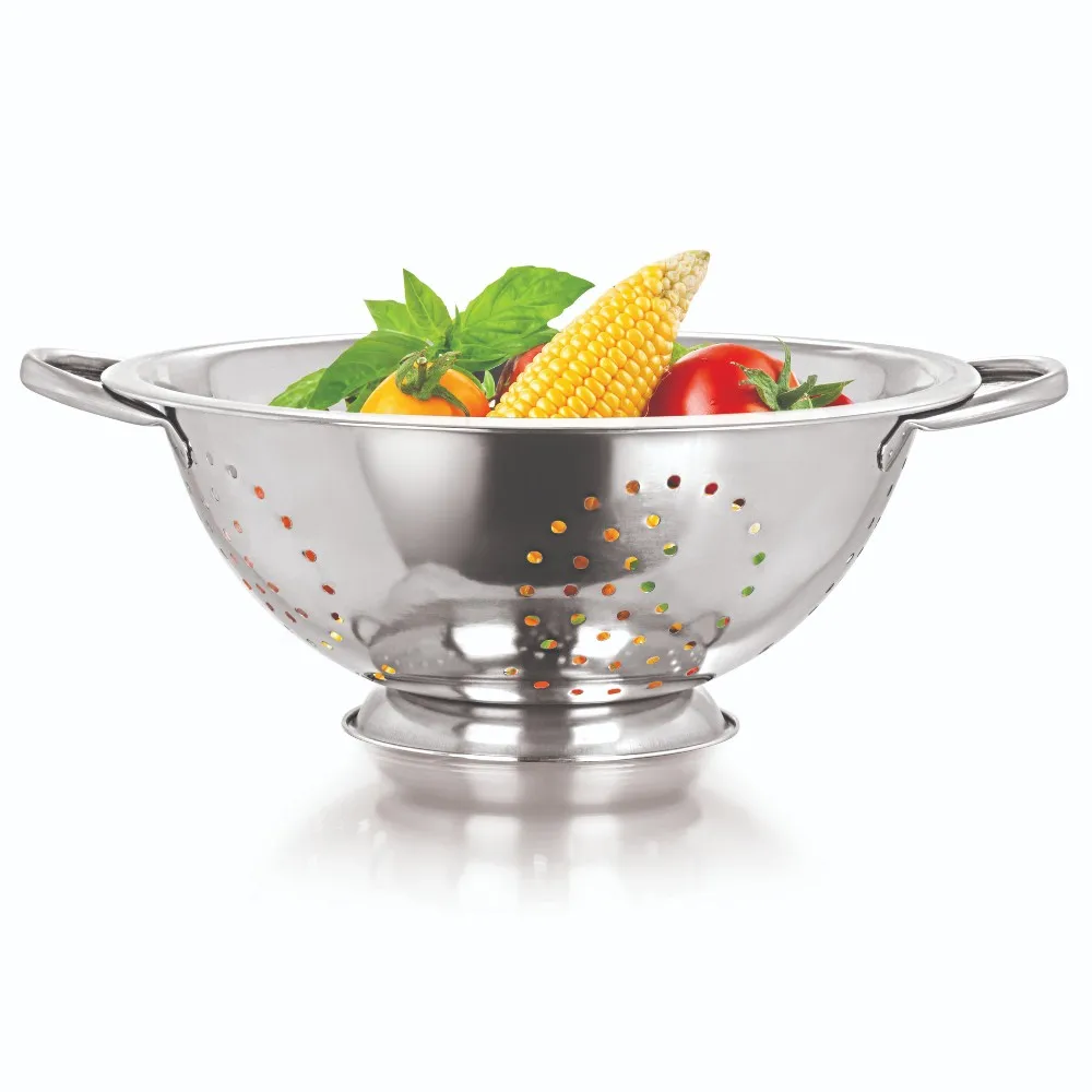 Stainless Steel Deep Colander With Pipe Handle - Buy Stainless Steel ...