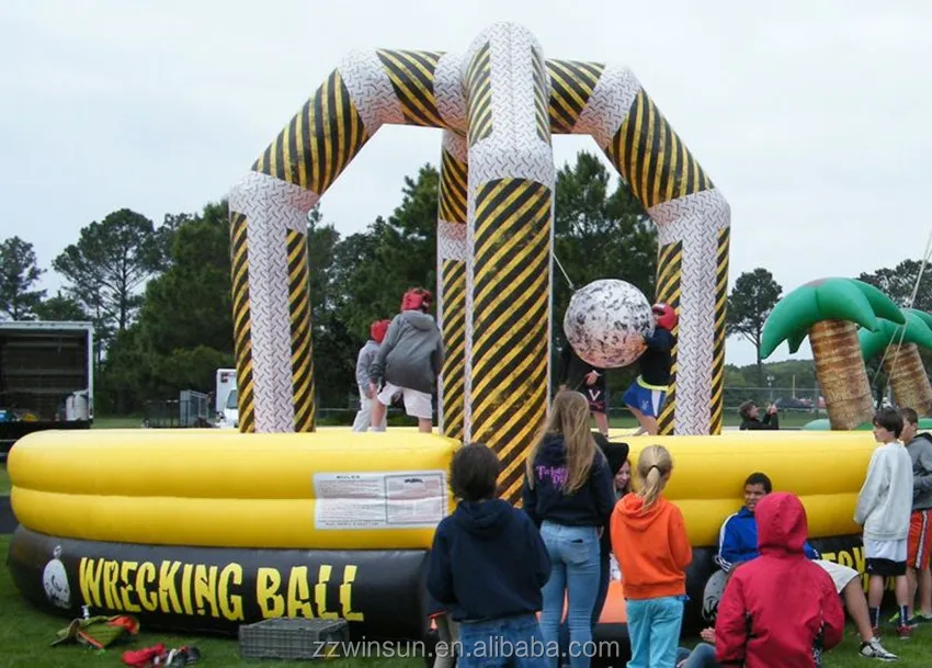 New Design Inflatable Wrecking Ball Party Interactive Sport Game ...