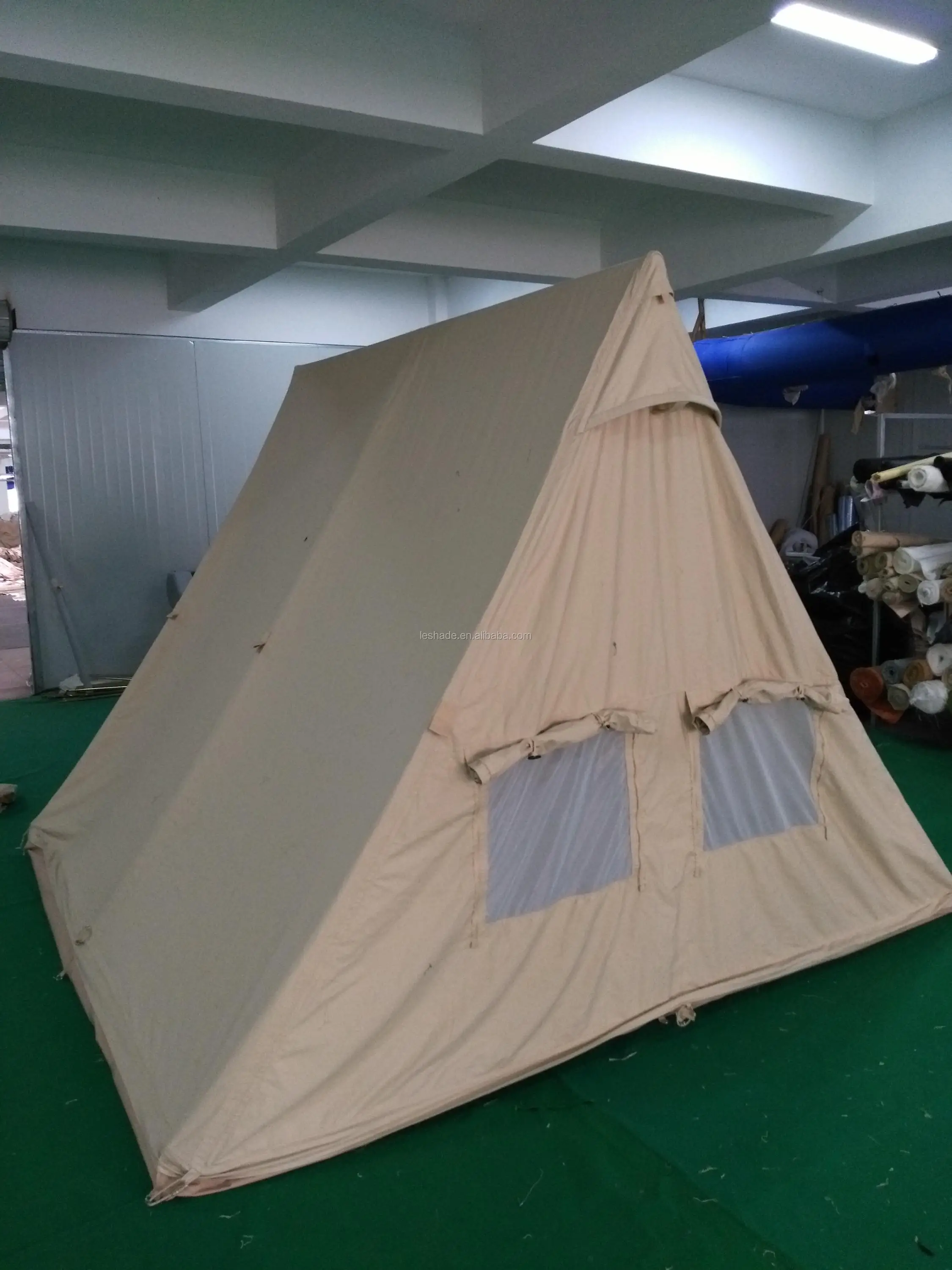 Natural Large Cotton Canvas Wedge Tent - Buy Wedge Tent,Large Canvas ...