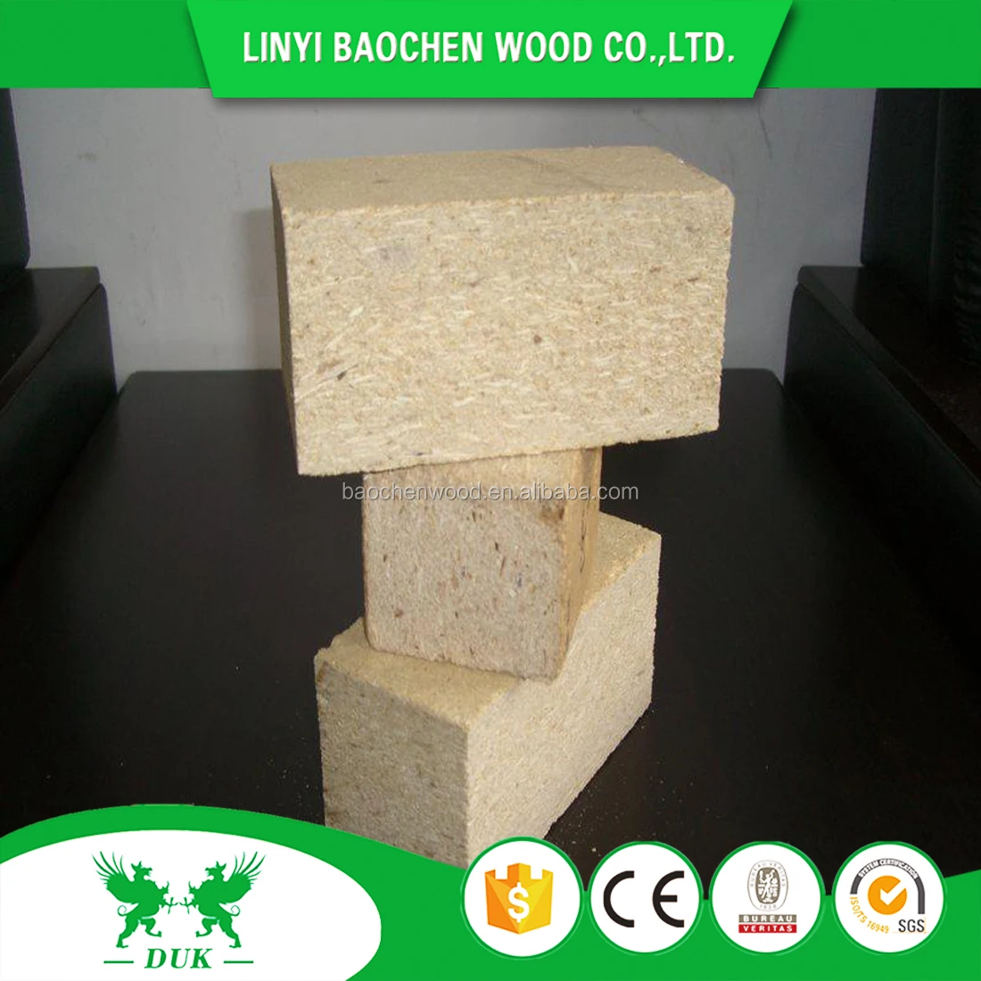 100x100x100mm Philippines Market Wooden Chip Block For Pallet Foot ...
