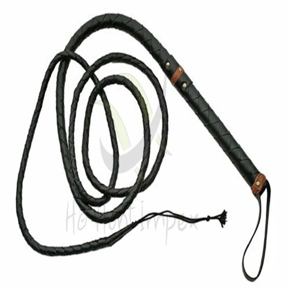 Premium Quality Leather and Suede Braided Short Whip Floggers