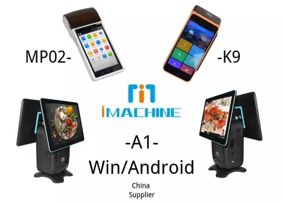 Imachine P1 Touch Screen Android POS Terminal with 15.6" LCD