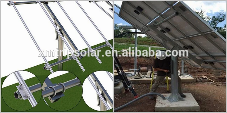 Hot Sale Ground Mount Solar Pole Energy System for 4-8 Solar Panels ...