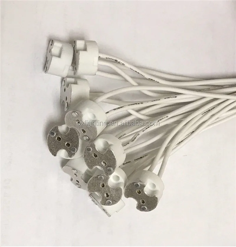 Mr16 Base Socket Ceramic Gu5.3 Socket Lamp Holder Lampholder Mr16 Lamp ...