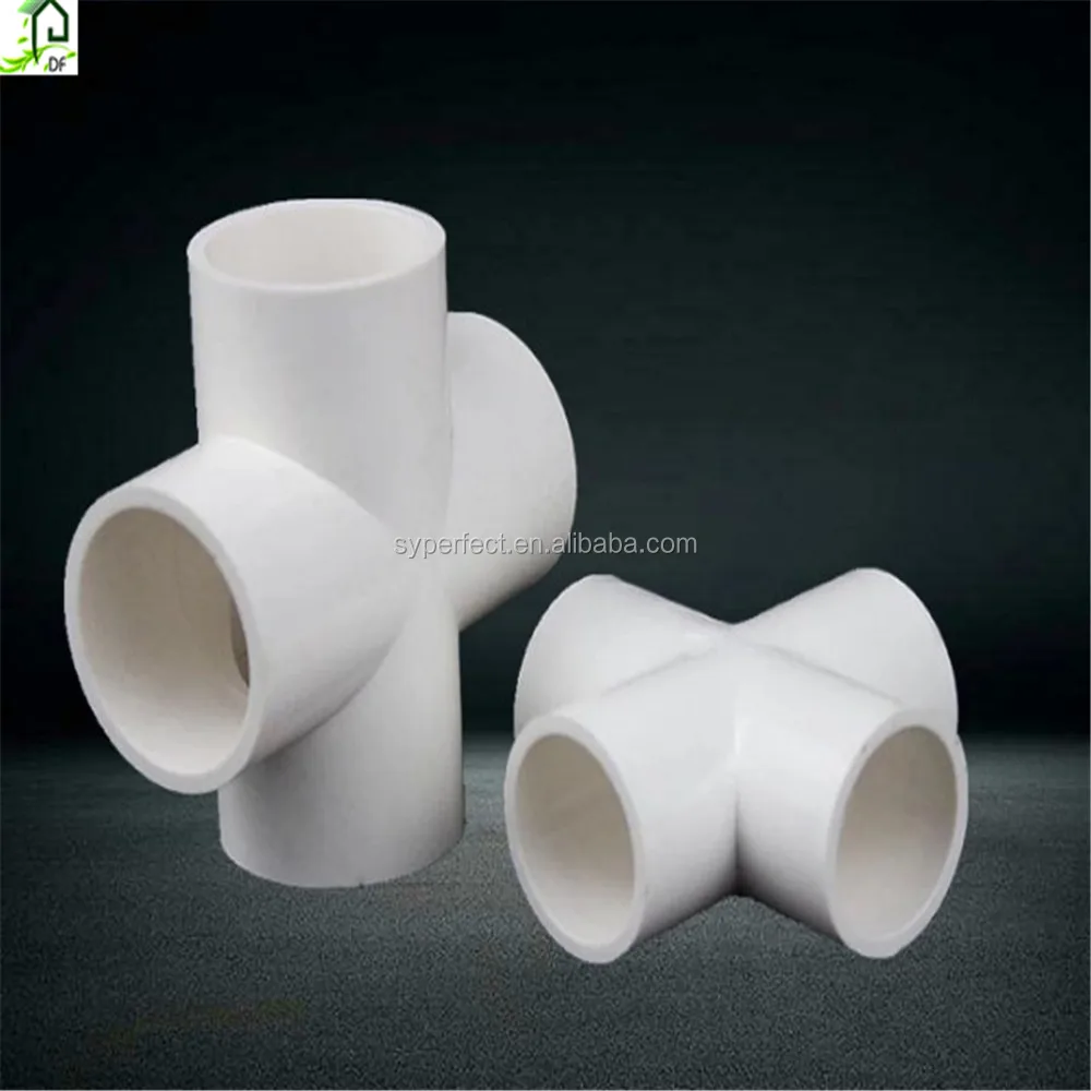 Plastic Injection Pvc 3 Way Corner Connectors For Pipe - Buy 3 Way Tube ...