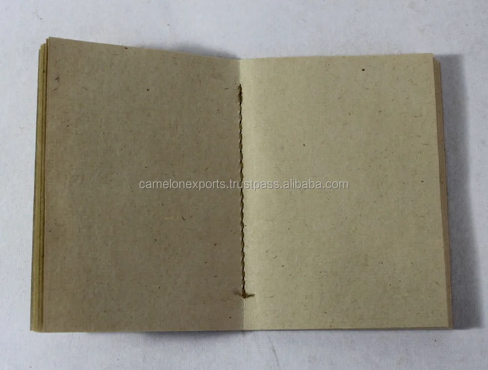 Wholesale Eco-Friendly Promotional Soft Cover Hemp Paper Natural Color ...