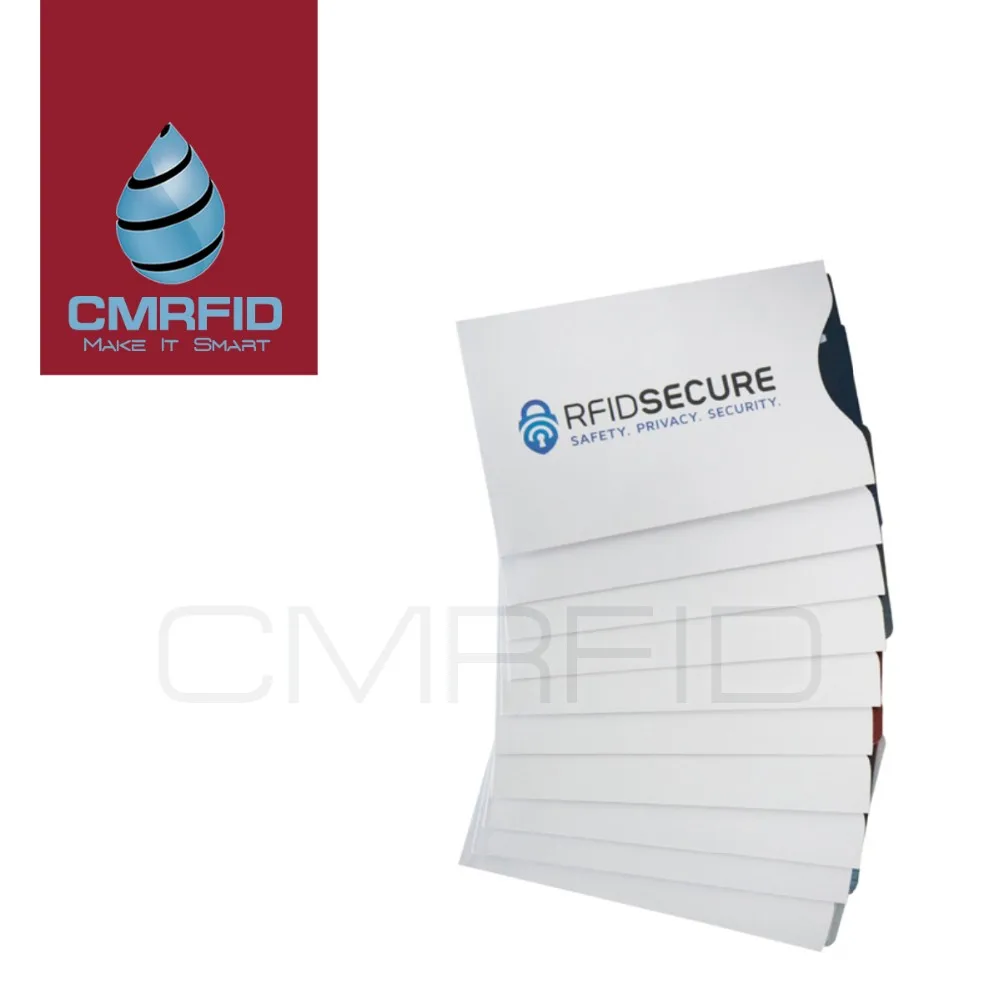 Cmrfid Customized Logo Printed Rfid Blocking Credit Card Sleeves Bags ...