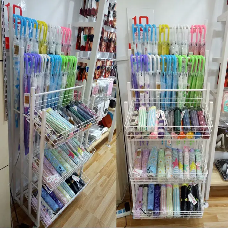 Custom Retail Store Promotion Umbrella Display Stand,Umbrella Display ...