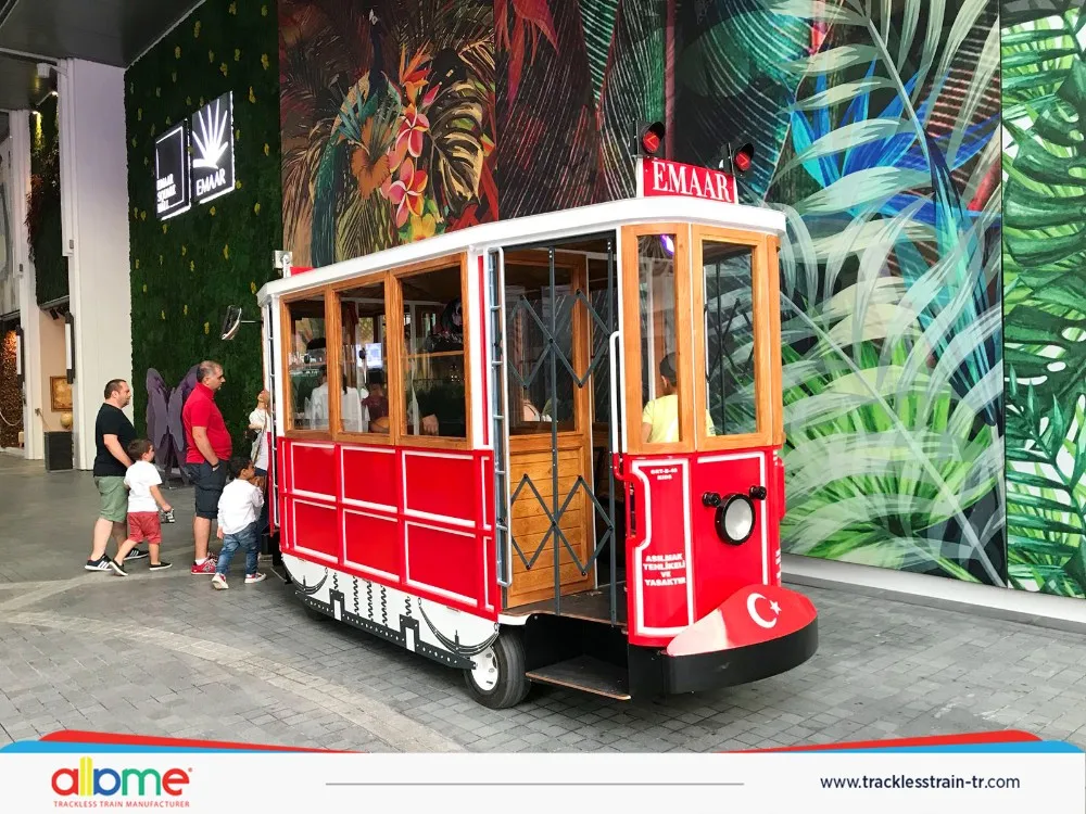 Trackless Train,Mini Trackless Electric Tram For Kids,London Bus - Buy ...