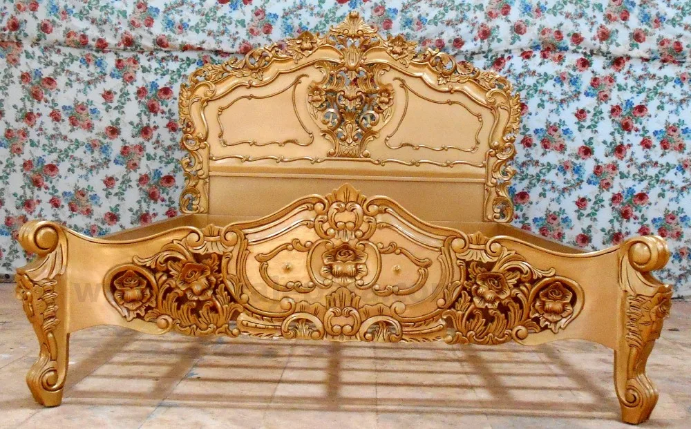 Antique Rococo Bed