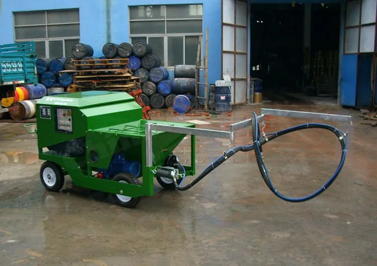 Ptj-120 Rubber Sprayer Machine For Sports Road/ High Pressure Sprayer ...