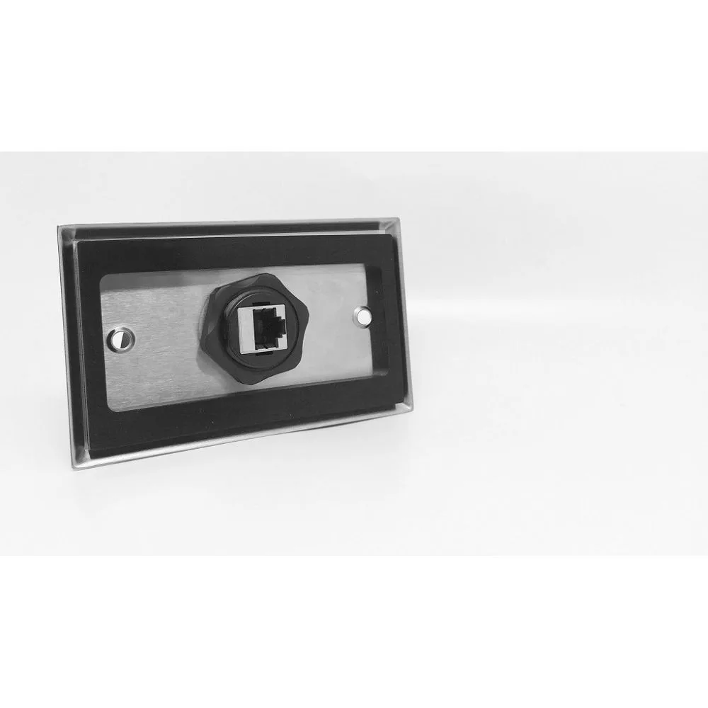 Waterproof 4 Port Multiple Faceplate For Rj45 - Buy 1 Port 2 Port 4 ...