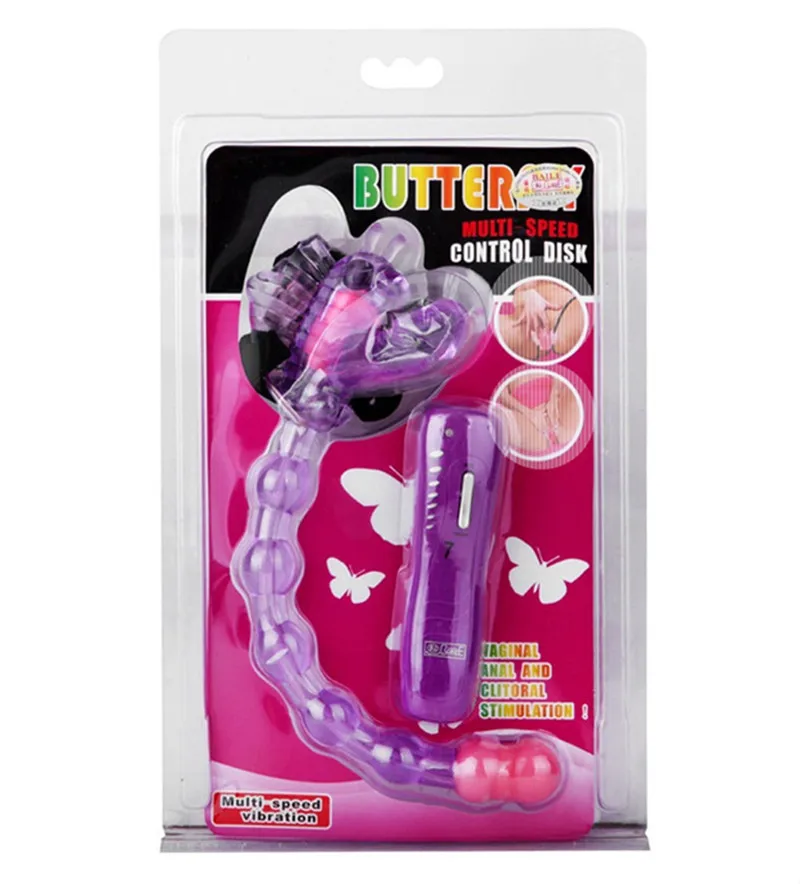 Wearable Butterfly Vibrator - 7 Frequency Double Head Massager