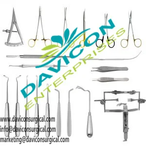 CLEFT & PALATE REPAIRING INSTRUMENTS SET - DAVICON PLASTIC SURGERY ...