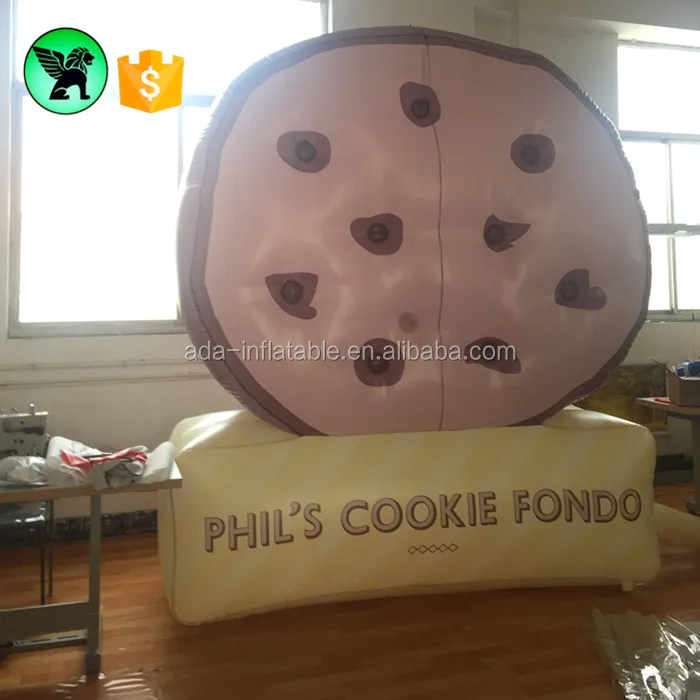 Advertising Inflatable Replica Customized 3m Giant Cookie Inflatable ...