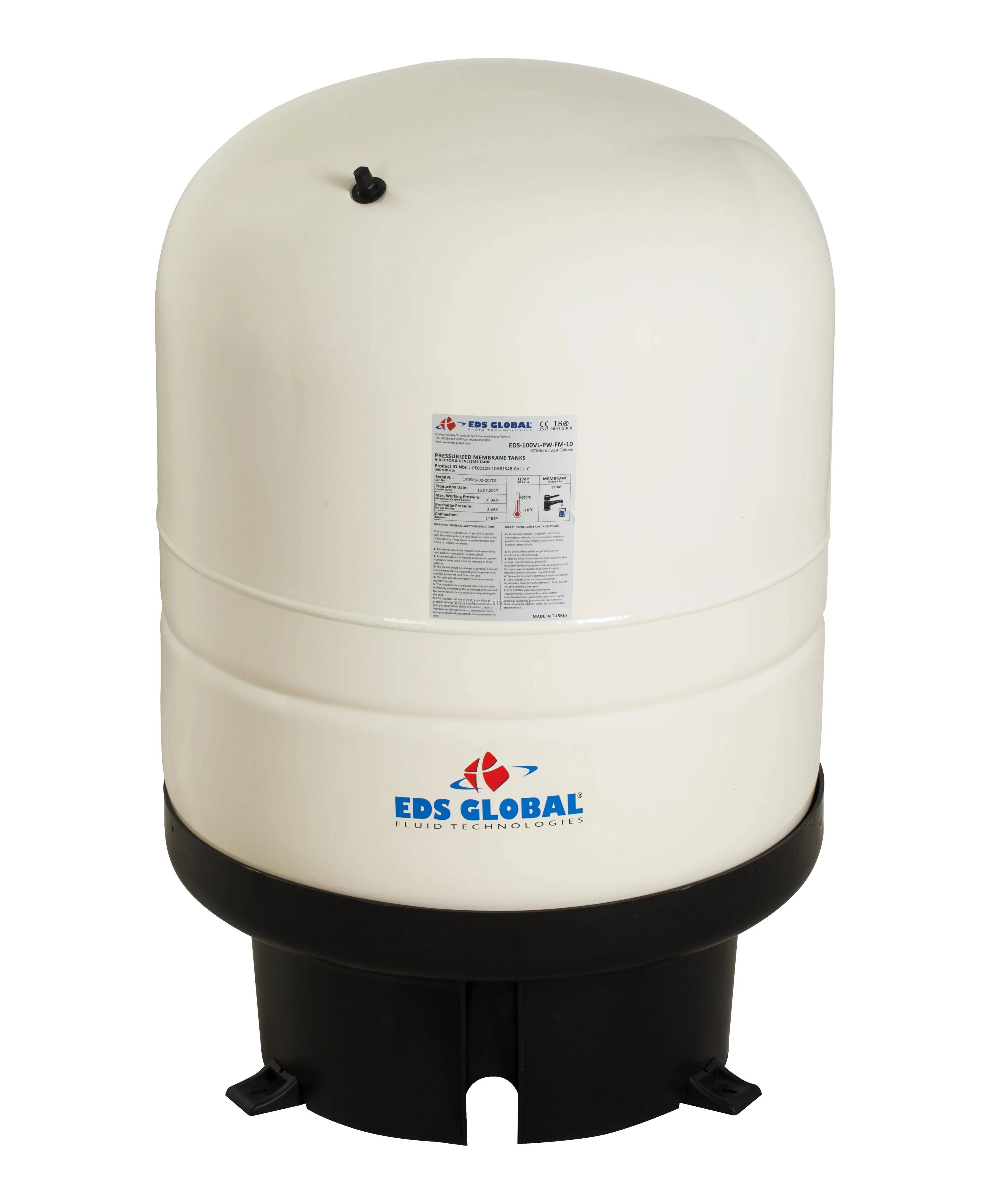 100LT Pressure Tank - Efficient Water Storage Solution