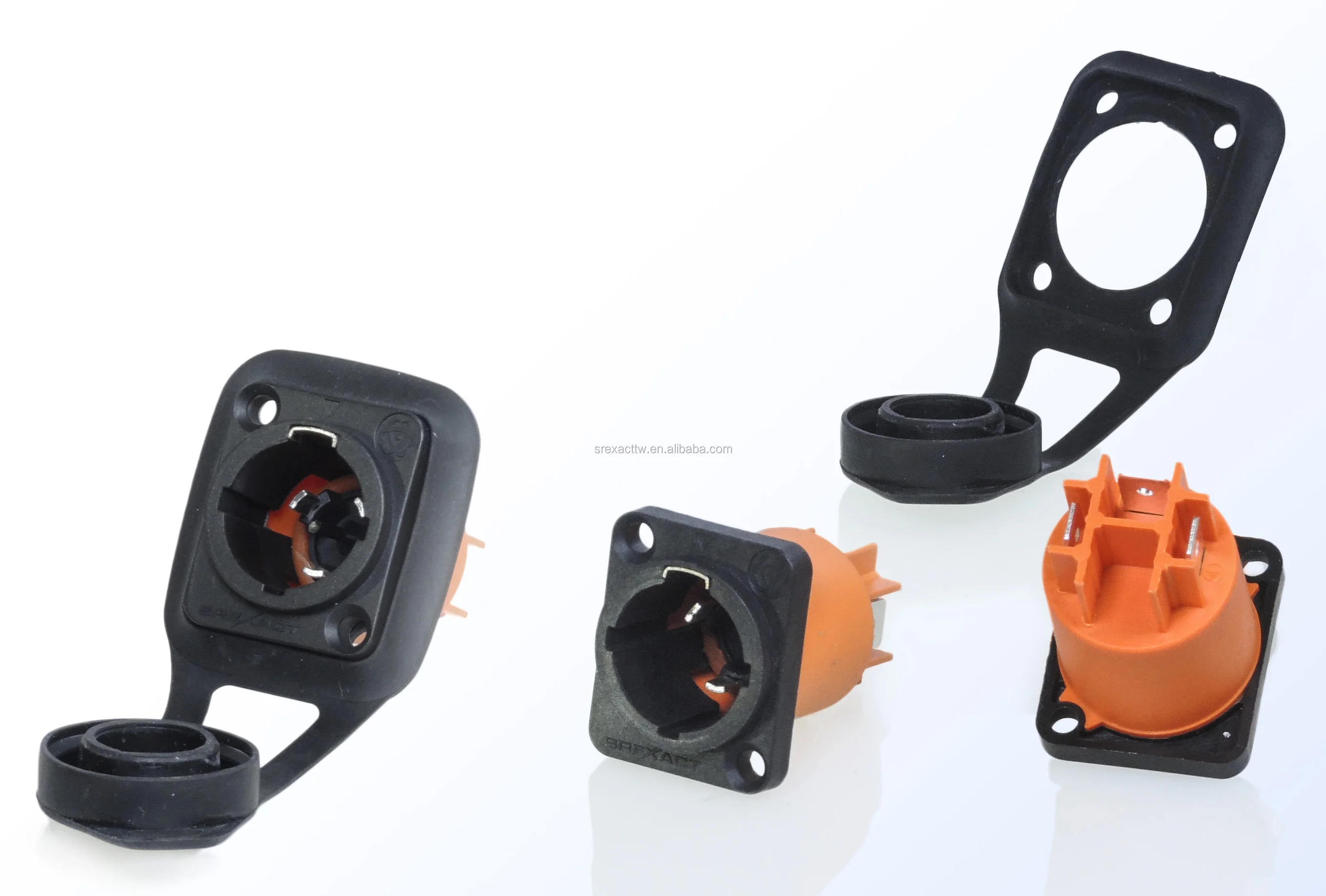 SREXACT 16A Male Panel Mount True1 Powercon Power Connector