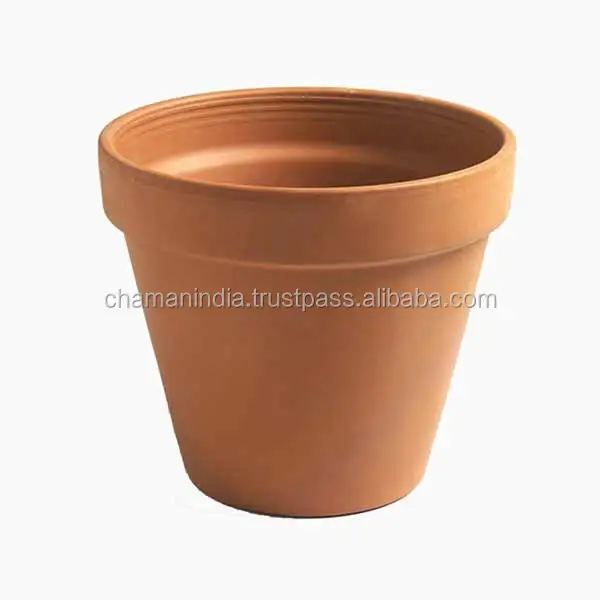Chaman India Wax Candle Terracotta Pottery Pots - Modern Garden Decor