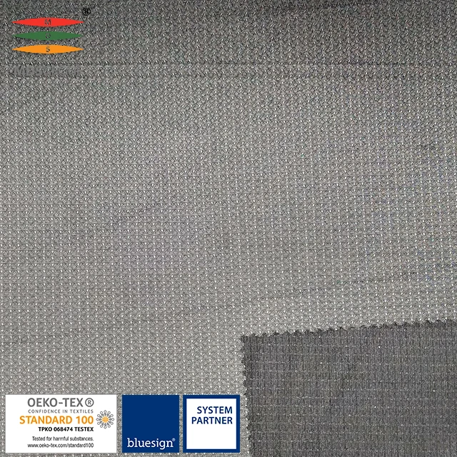 100% Polyester Mesh Fabric Light Weight With Absorbency Anti-bacteria ...