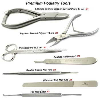 Surgical Iris Scissors Podiatry Ingrown Fingernail Nipper Cutter ...