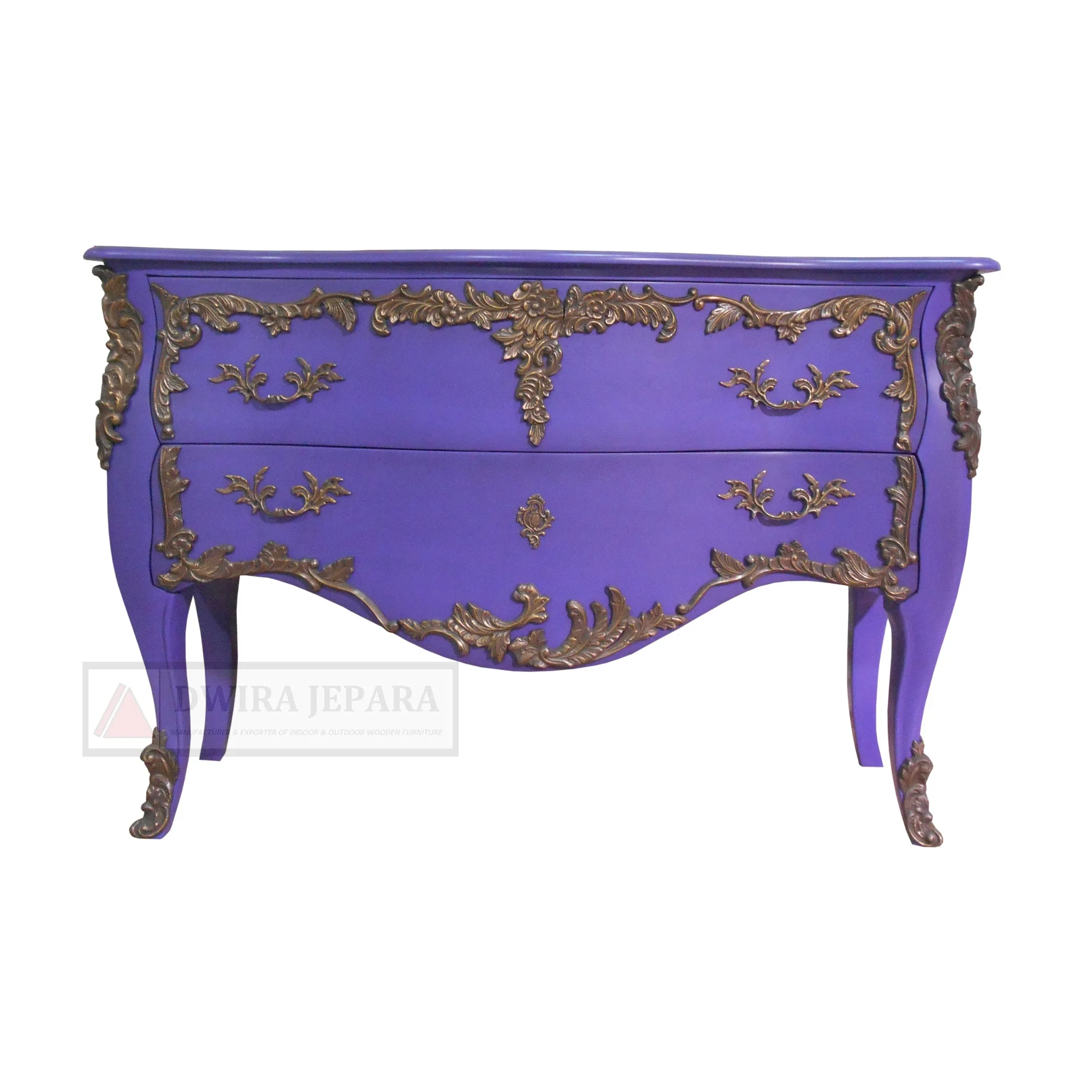 Gabriella Purple Chest of Drawers - Elegant Living Room Furniture