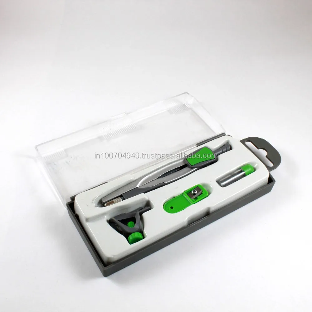 Engineering Technical Drawing Instrument Geometry Box Set 4 Instruments ...