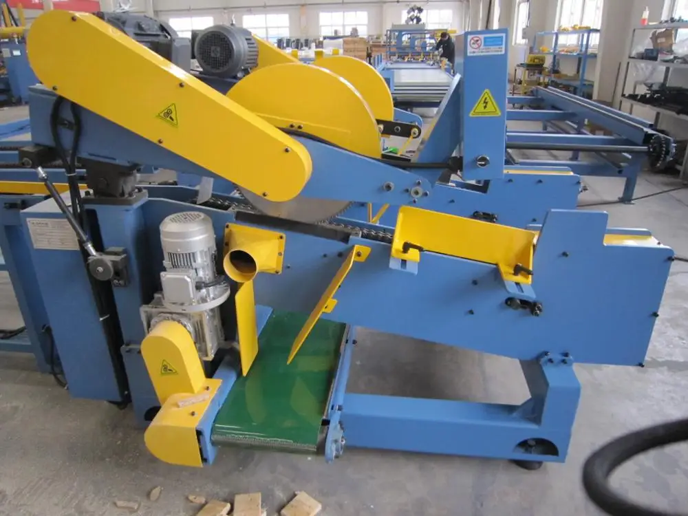 Qingdao Electric Double Ends Trim Saw For Making Wood Pallet - Buy ...