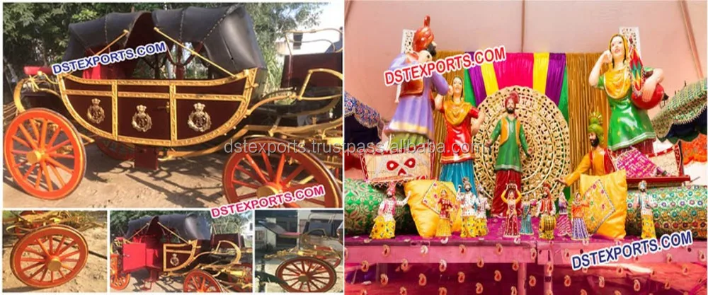 Traditional Punjabi Handmade Manja Charpaye for Weddings