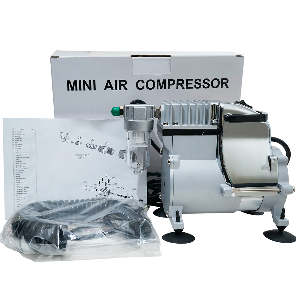 Taiwan Portable Mini Air Compressor for Airbrush - 220V/110V