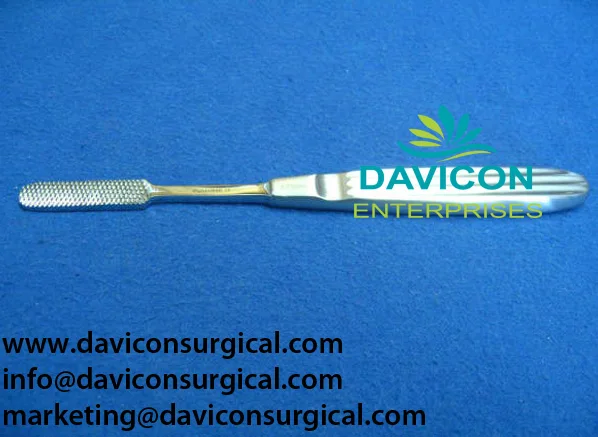 SURGICAL STAINLESS STEEL BERNE NASAL RASP - 7IN CONCAVE CUTS