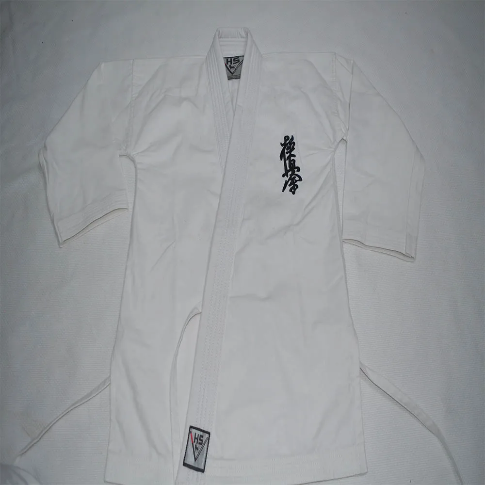 Kyokushin Karate Suit - 12 OZ CANVAS Custom Uniform White