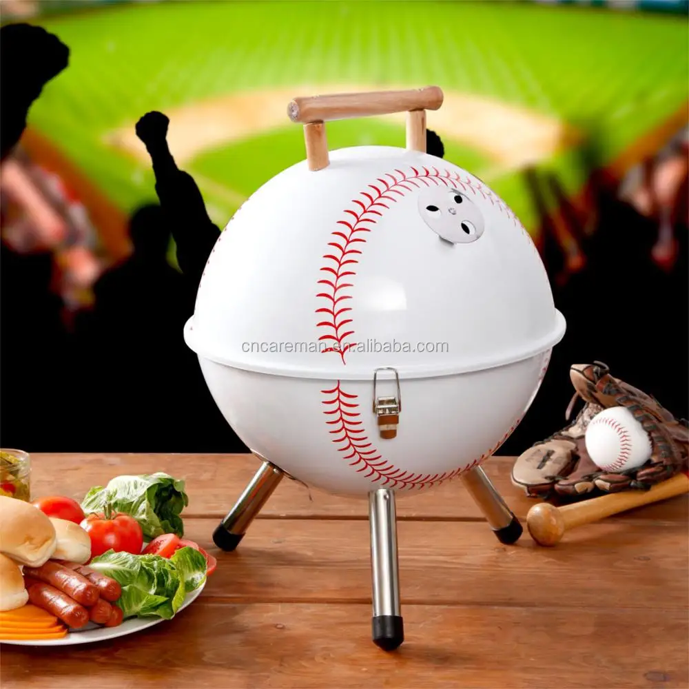 Baseball Shaped Charcoal Barbecue Grill,Baseball Ball Shaped Bbq Grill ...