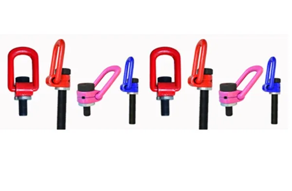 Double Articulated Weld-on Swivel Hoist Ring And M16 Eye Bolt Rotating ...