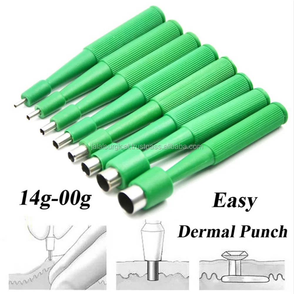 Sterilized Dermal Biopsy Punch Disposable Punches For Dermal Anchors ...