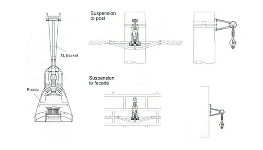 Suspension Clamp and Assembly for LV ABC Lines with Insulated Neutral ...