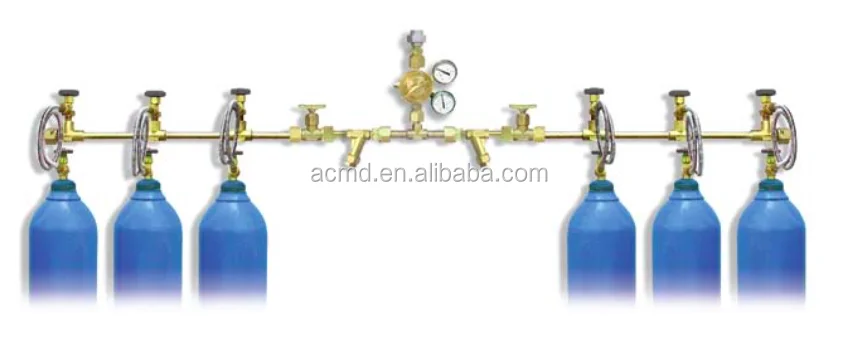 Manual Type Dual Bank Manifold Systems With Valves & Accessories - Buy ...