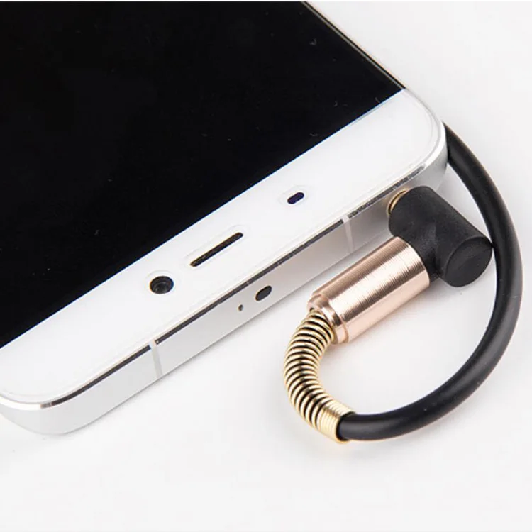 Goochain Right Angle Head Aux Audio Cable - Durable & Efficient