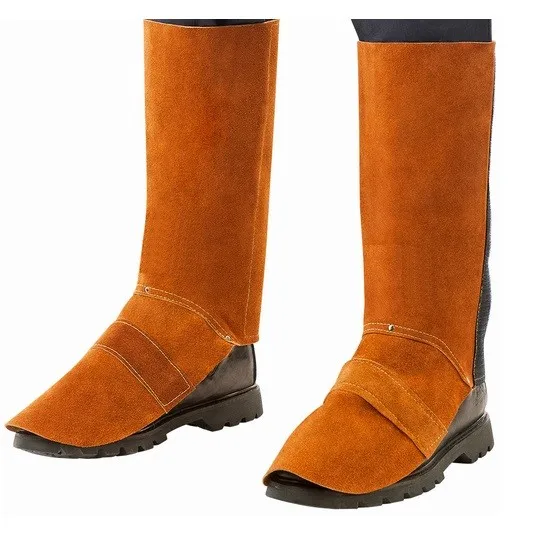 Thickened Leather Welding Foot Guard Leg /welder Foot Protection Foot ...