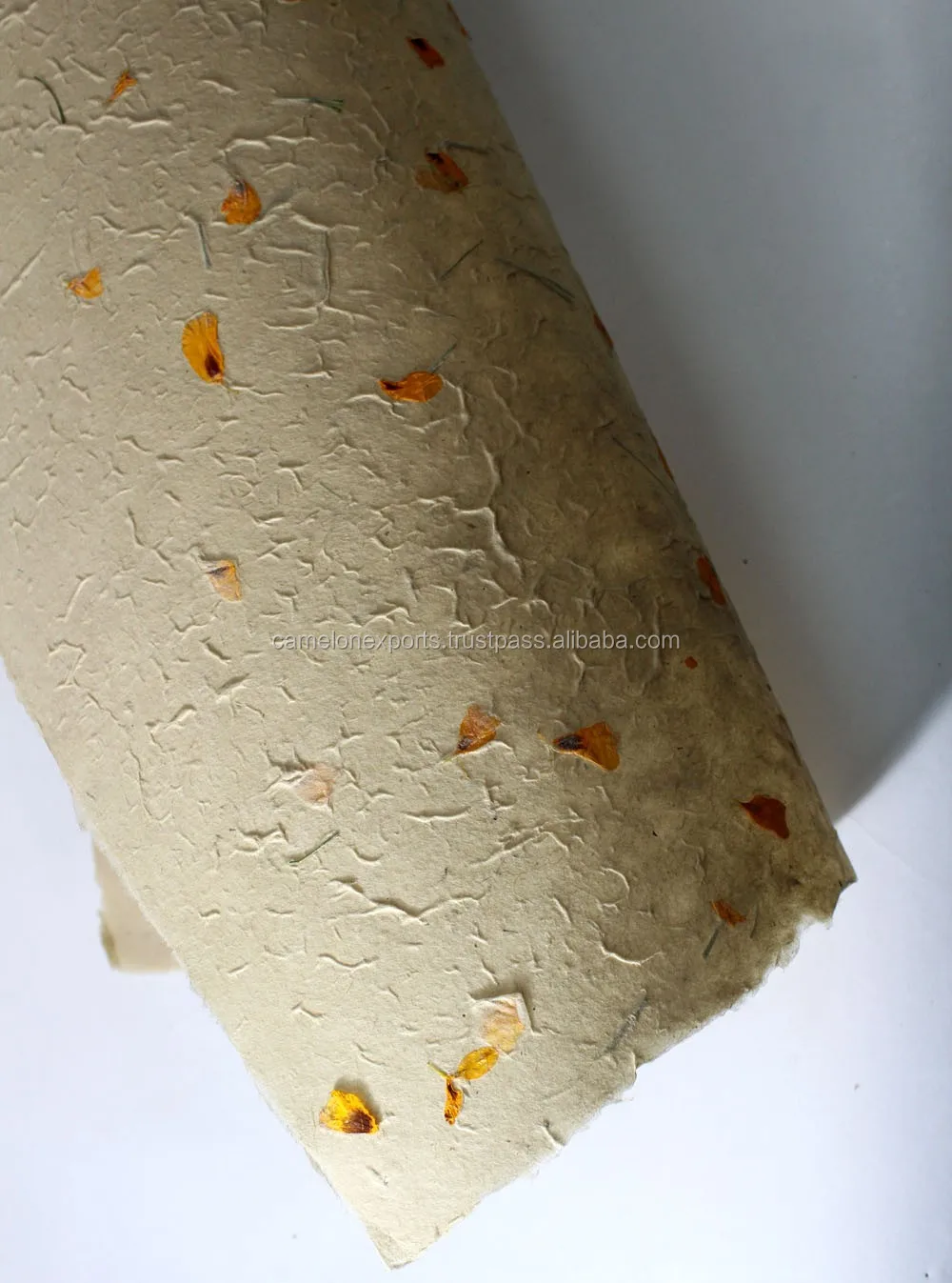 80 Gsm Ivory Color Recyclable Handmade Garden Flower Petals Wrapping ...