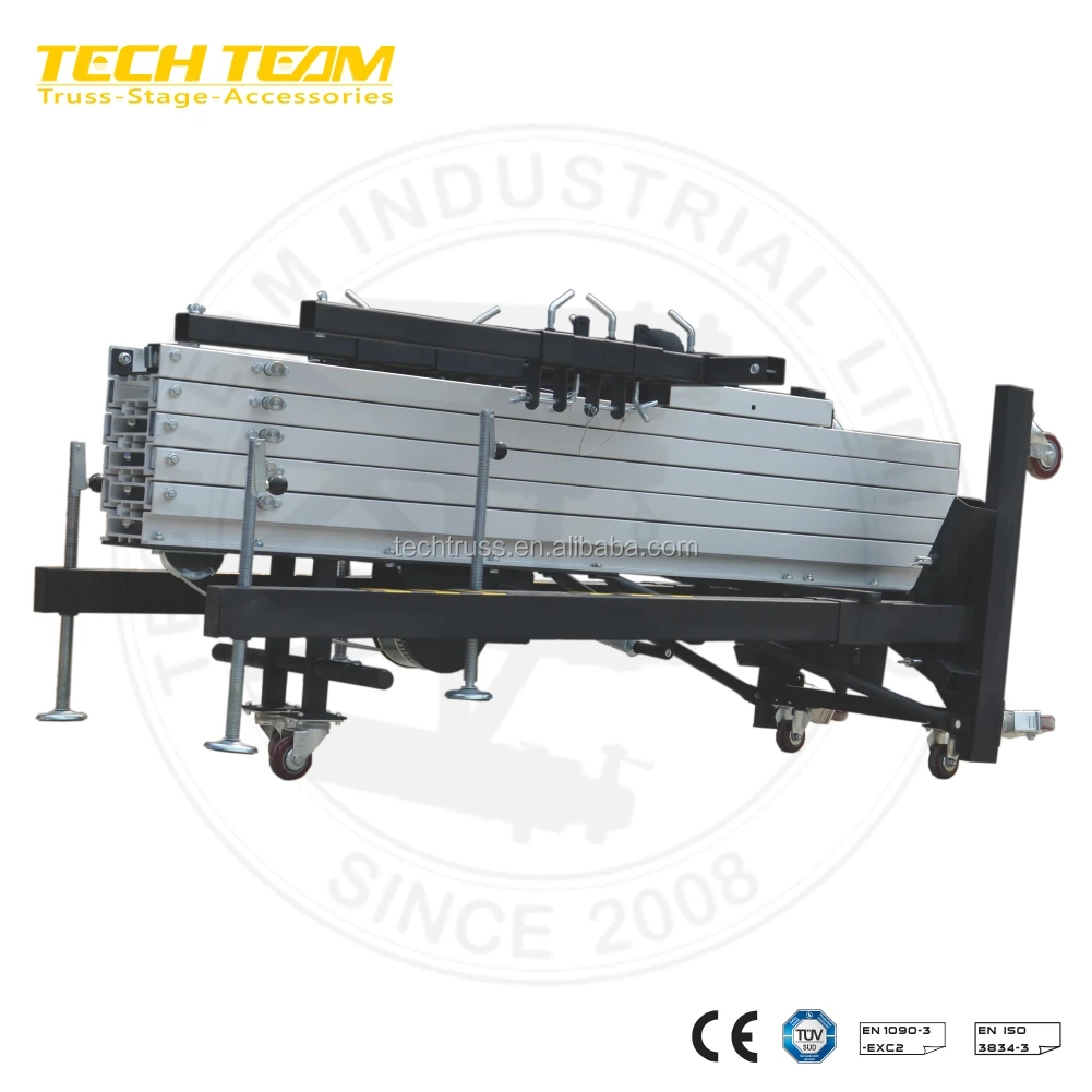 400KG Line Array Speaker Lift - Black Truss & Lighting Bar