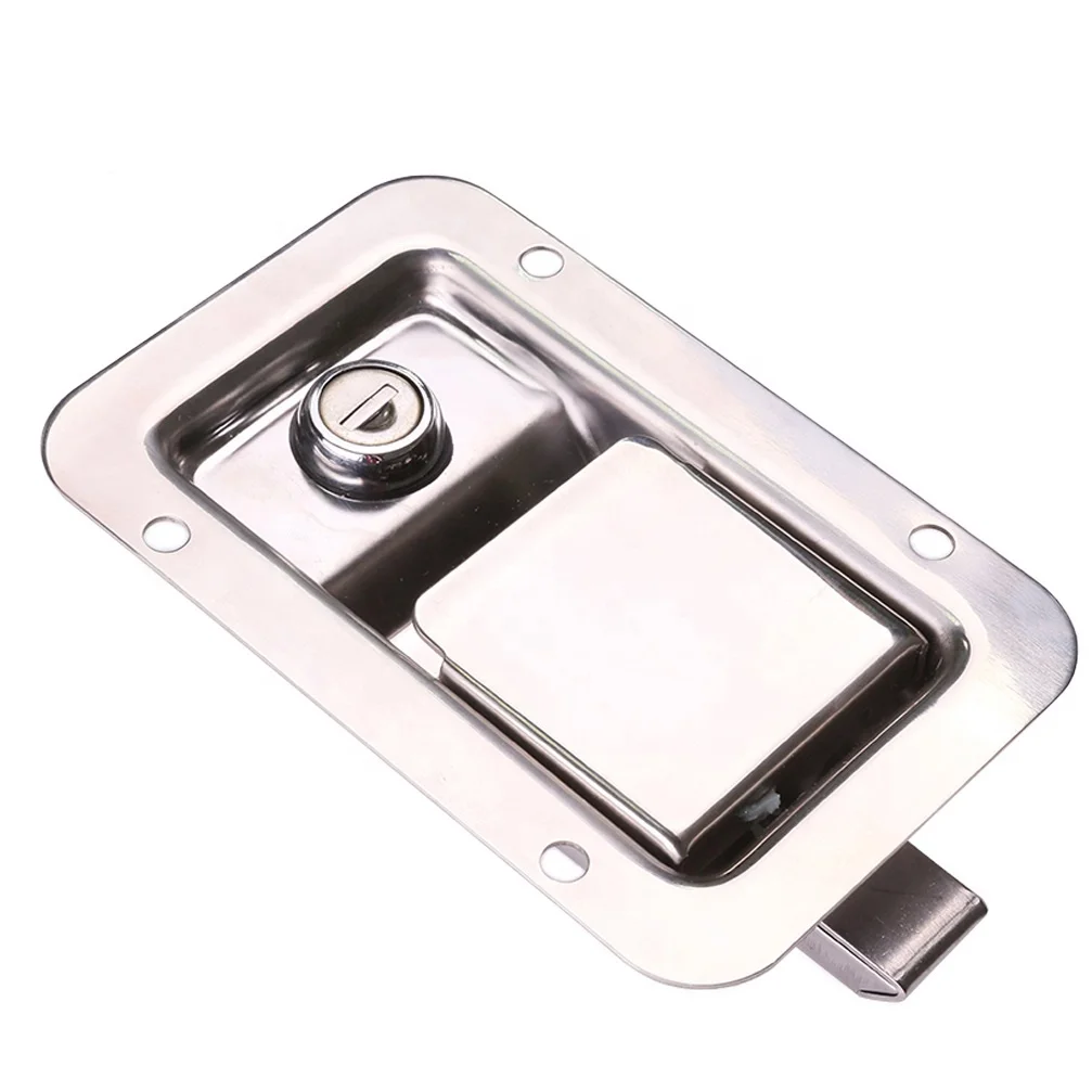 LM-335 Genset Canopy Door Handle Lock - Stainless Steel