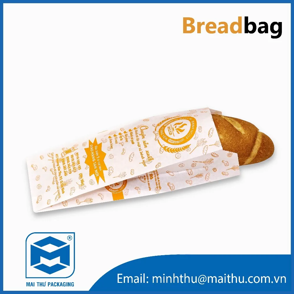 Bakery Bread Packaging Custom Paper Bag - Buy Bread Packaging Bag,Paper ...