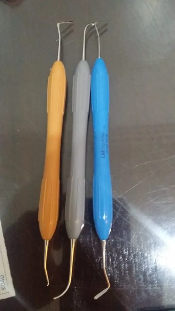 Dental Gracey Mini 13/14 + Gracey Curette 15/16 Curette/scaler Silicone ...