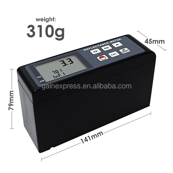 Digital Reflectance Meter 0~100 Range For Specular Diffuse Surfaces ...