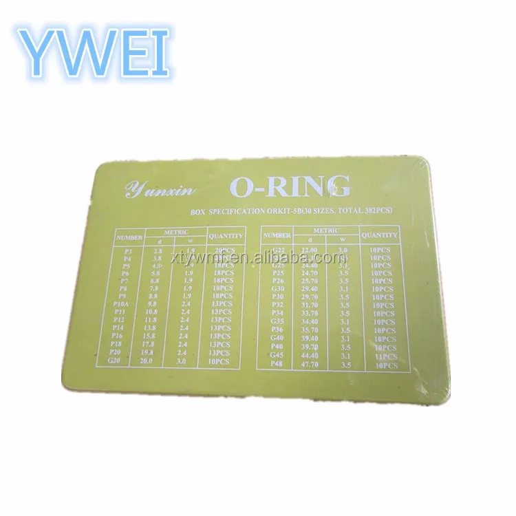 O Ring Box For Orkit-5a 30 Sizes Total 382 Pcs O Ring Kits - Buy O Ring ...