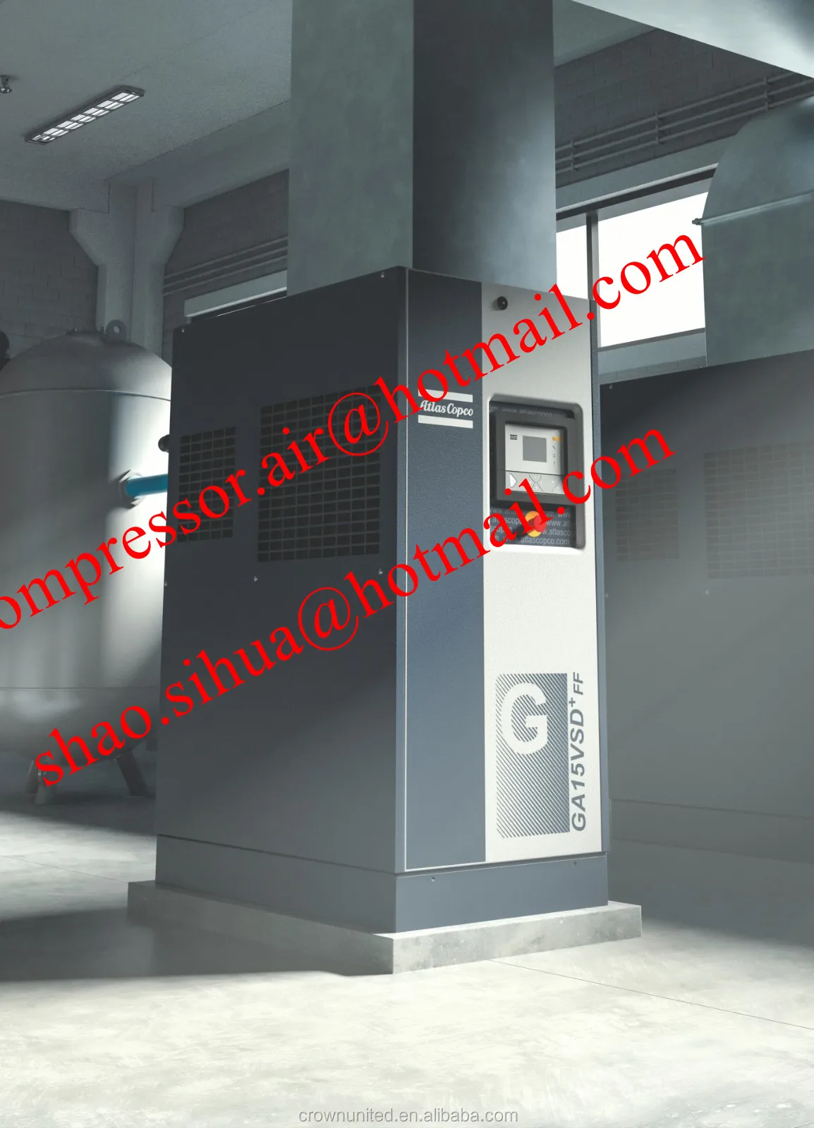 Atlas Copco GA18 Plus 18kW Screw Air Compressor - Reliable Stationary ...