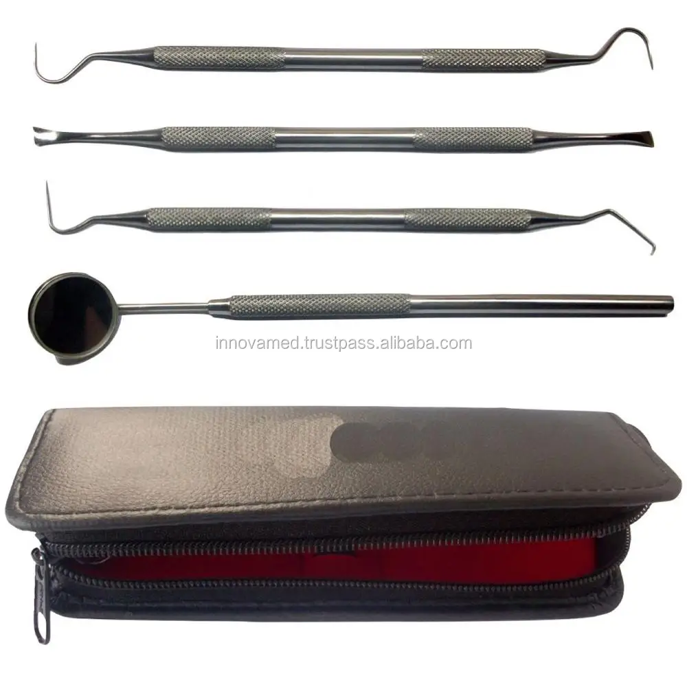 Dental Hygiene Instruments Kit/ 5 Pieces Dental Hygiene Kit With ...