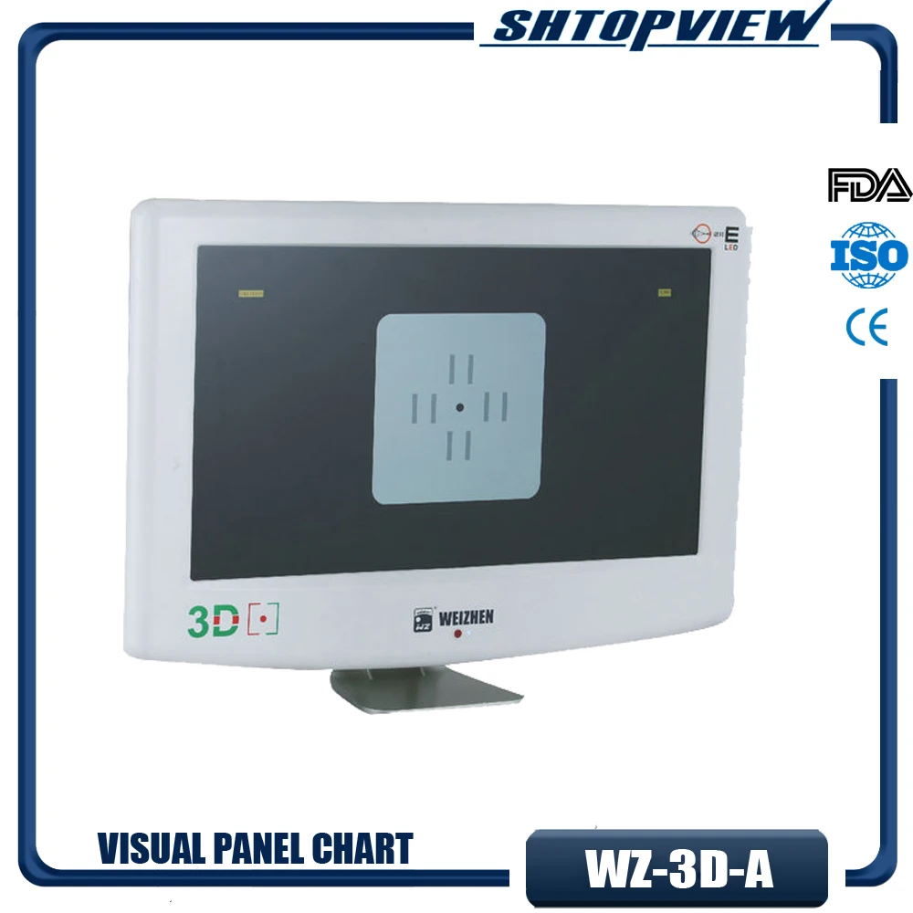 24 Inch Lcd Visual Chart Eye Test Panel Chart Wz-3d-a - Buy Eye Test ...