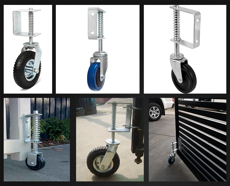 Stainless Steel Spring Loaded Sliding Gate Wheel With Swivel Bearing ...