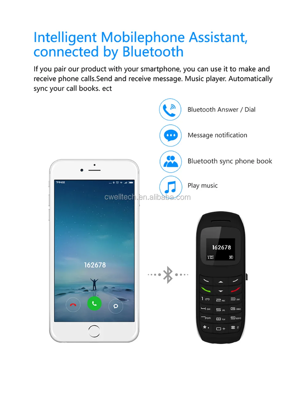 L8STAR BM70 China Tiny Mini Mobile Phone - Lightweight & Functional
